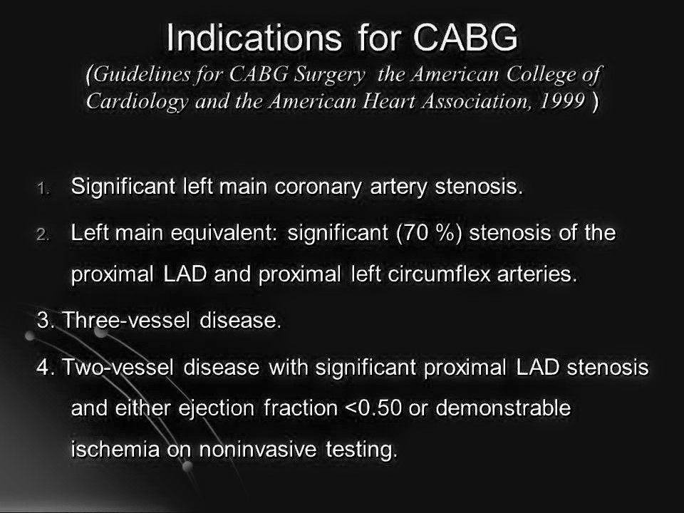 What is CABG (Coronary artery bypass graft) - PT Master Guide